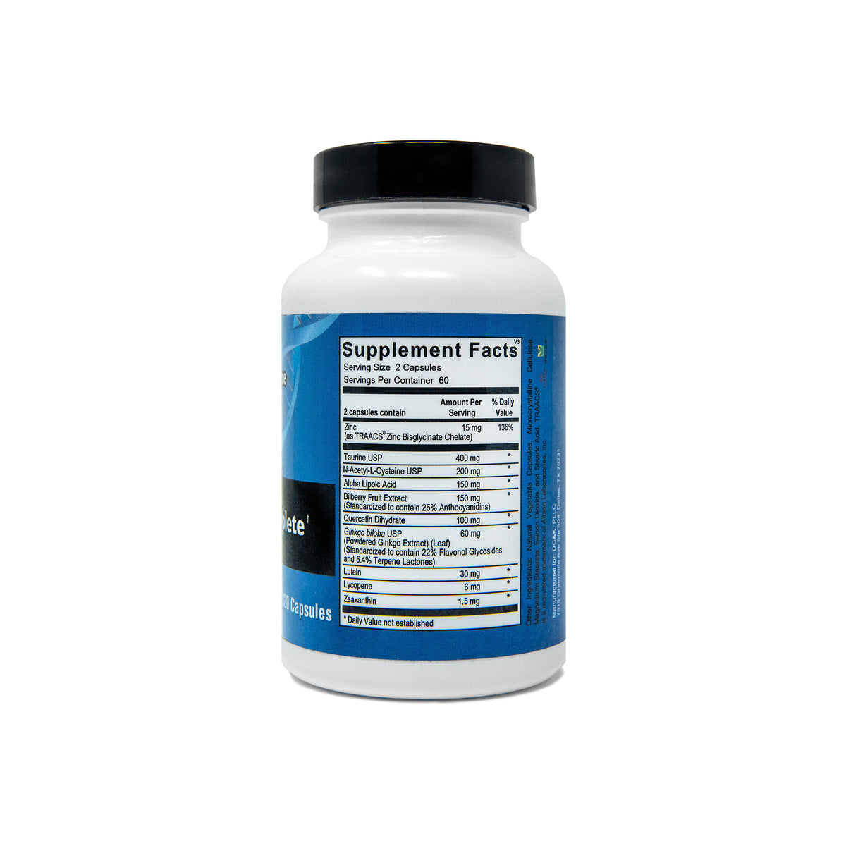 Vision Complete (120 Capsules) – Dallas Chiropractic & Kinesiology